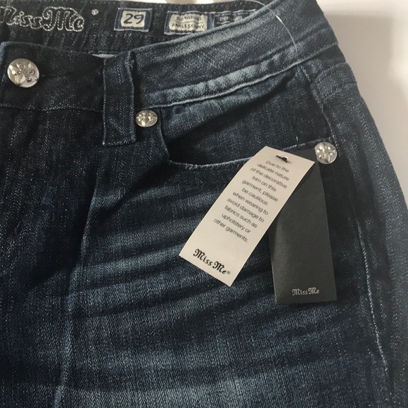 Miss Me | Jeans | Miss Me Jeweled Bottom Ankle Skinny Jeans | Poshmark